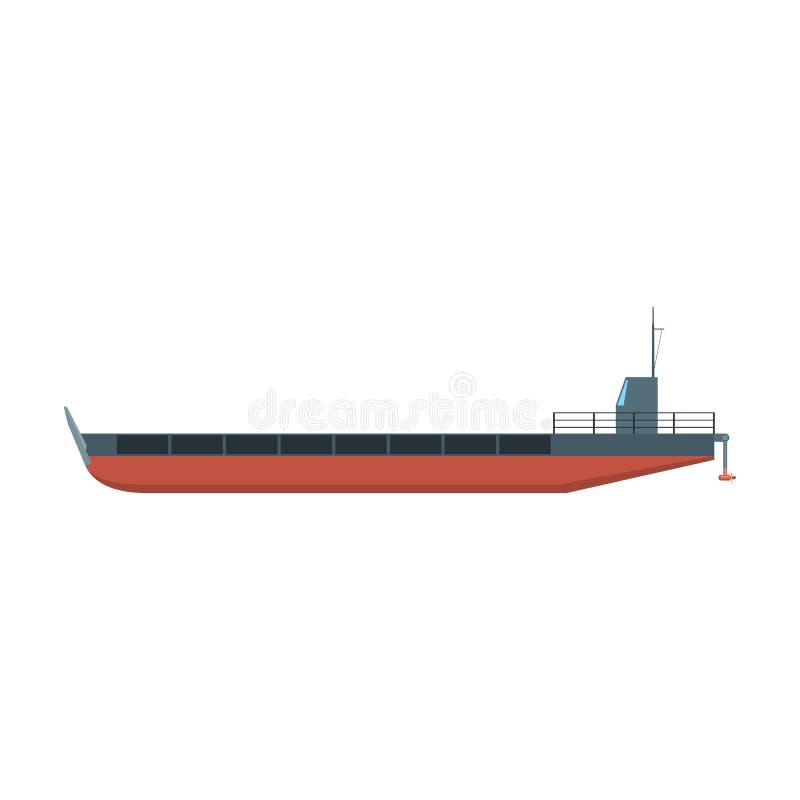 Barge Vector Icon.Cartoon Vector Icon Isolated on White Background ... Barge Vector Icon.Cartoon Vector Icon Isolated on White Background ...