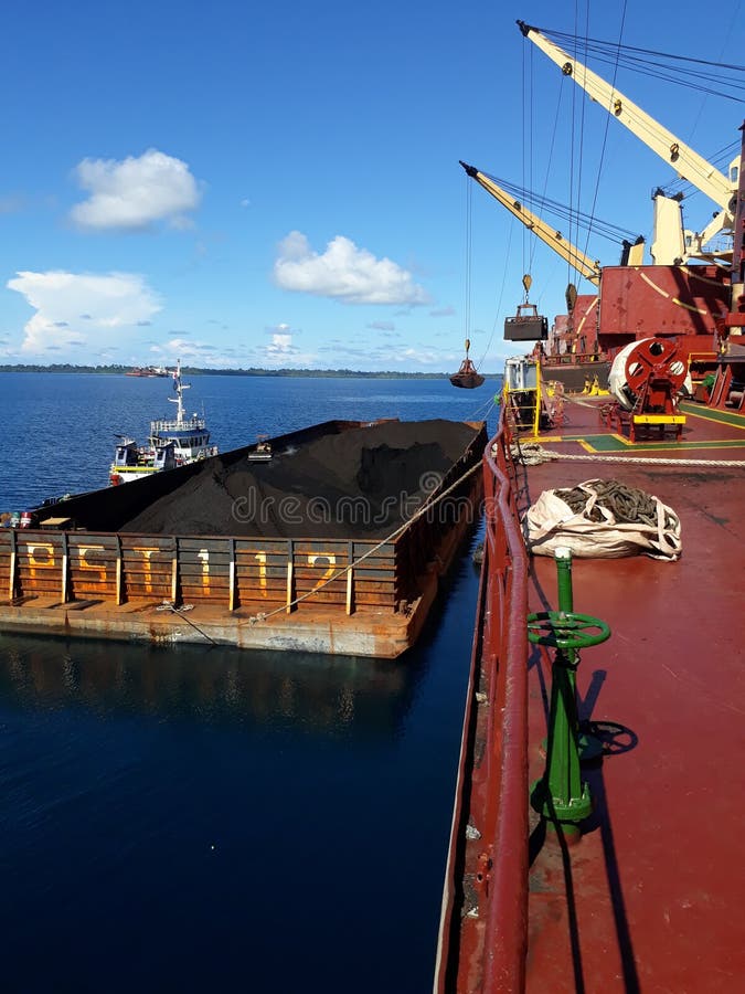 Barge and vessel stock photo. Image of pier, waterway - 191469156
