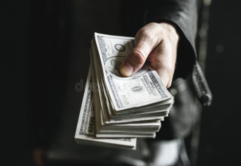 Bargeld In Der Hand Bild. Bild: 1032868