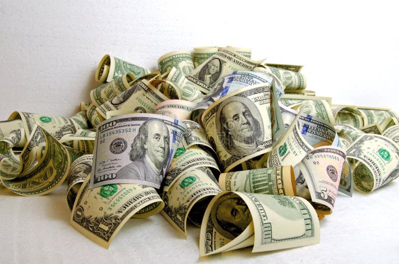 Bargeld US-Dollars stockfoto. Bild von bargeld, dollar - 81934806