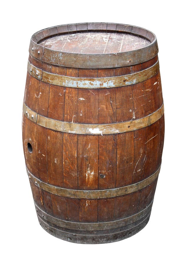 Baril d'isolement photo stock. Image du navigation, bois - 44555246