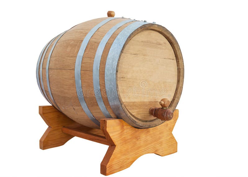 Baril En Bois Antique De Whiskey Ou Vieux Barillet De Vin Sur Le Bateau ...