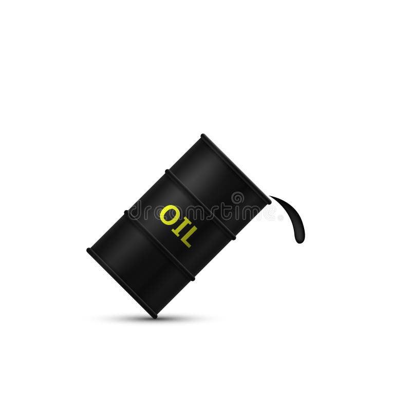 Barile da olio realistico illustrazione vettoriale. Illustrazione di ...