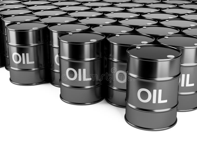 Ugello Del Barile Da Olio E Della Pompa Della Benzina Illustrazione di ...