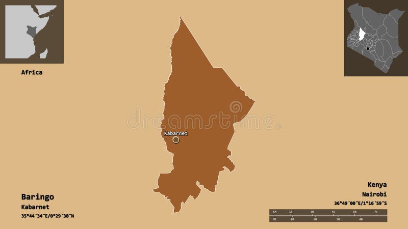 Baringo, County of Kenya,. Previews. Pattern Stock Illustration ...