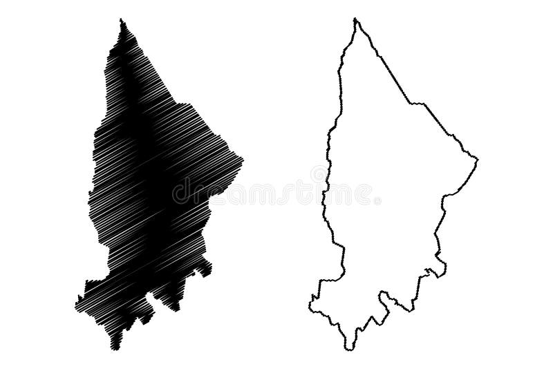 Baringo County Republic of Kenya, Rift Valley Province Map Vector ...