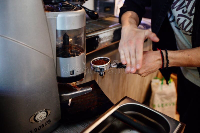 Process of Preparation of Coffee. Editorial Image - Image of filter ...