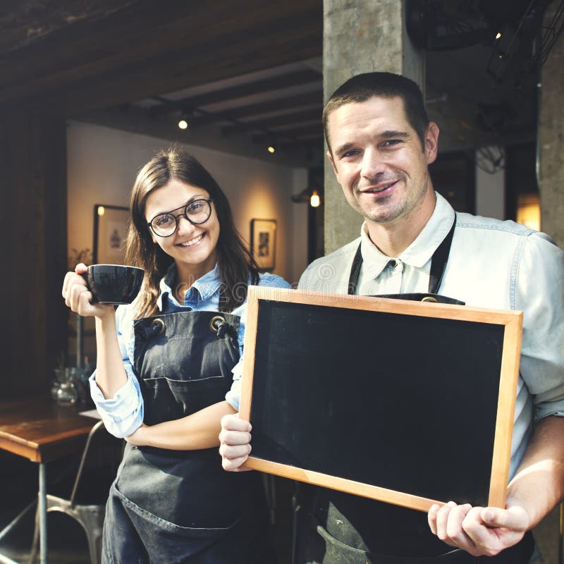 Barista Staff Working Coffee Shop Concept Stock Photo - Image of ...