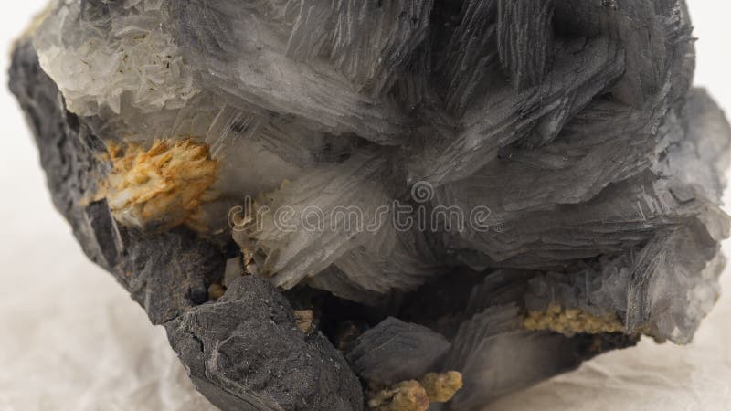 Barite Mineral Specimen. Rock Sample, Mineral Collection Stock Image ...