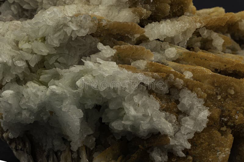Barite Mineral Specimen. Rock Sample, Mineral Collection Stock Image ...