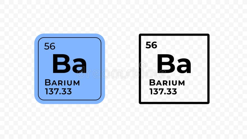 Barium, Chemical Element of the Periodic Table Vector Stock Vector ...