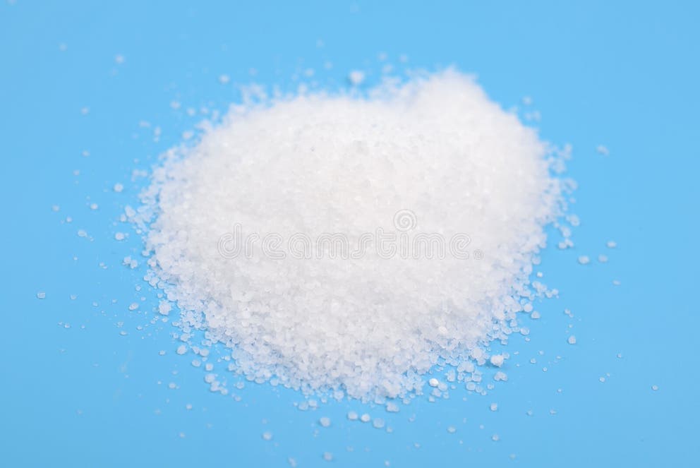 Barium Hydroxide on Blue Background Stock Image - Image of hydroxide ...
