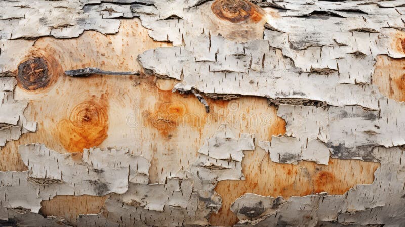 Bark birch log stock illustration. Illustration of complexity - 389118287