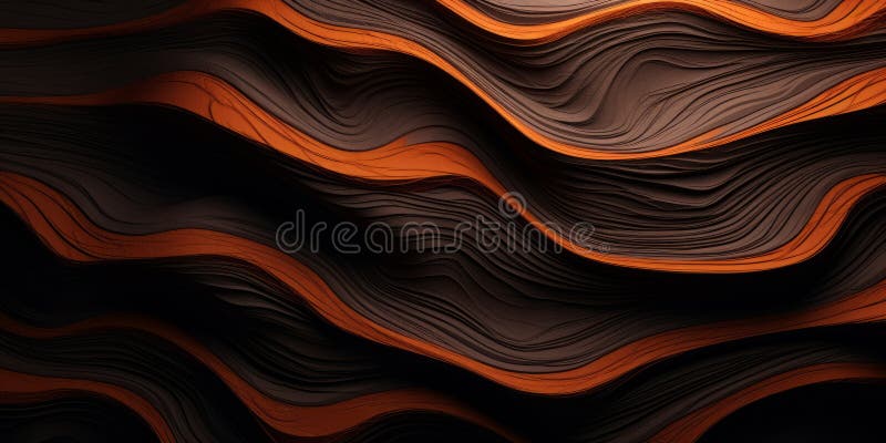 Bark Creative Abstract Wavy Texture. Stock Illustration - Illustration ...