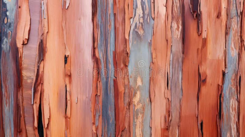 Bark Eucalyptus Trees Isolated Stock Illustration - Illustration of ...