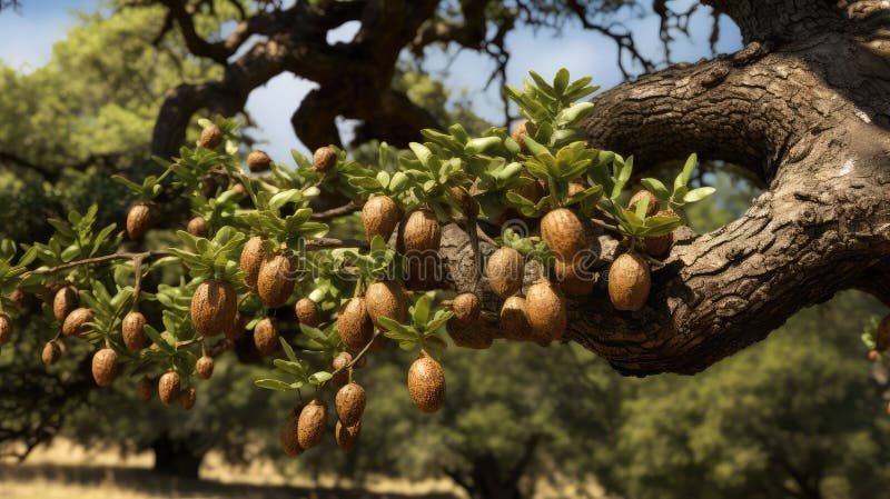 Bark oak tree texture stock illustration. Illustration of surface ...