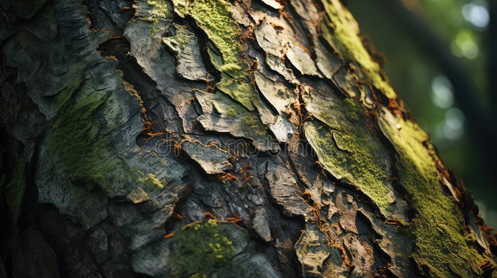 Bark tree plan stock illustration. Illustration of tree - 369791292