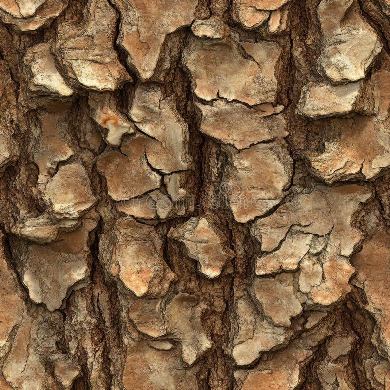 The Bark of a Tree is Rough and Jagged, with Many Cracks and Crevices ...
