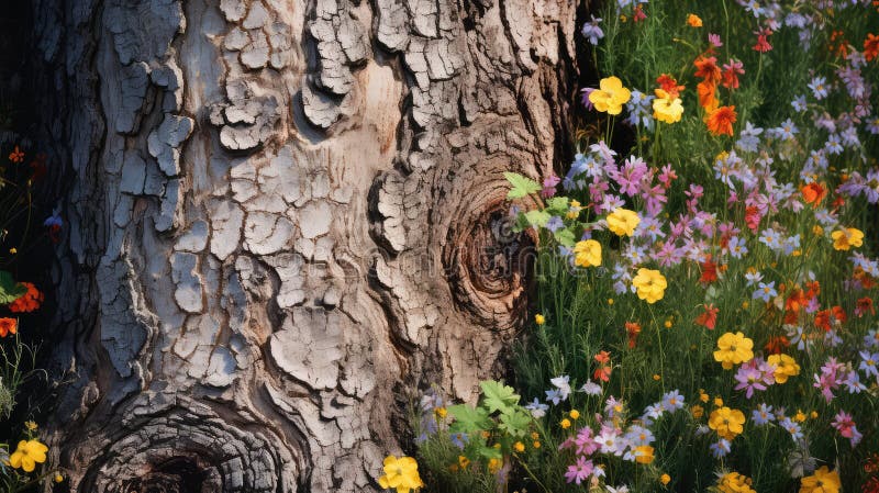 Bark trees spring stock photo. Image of greenery, environment - 369172818