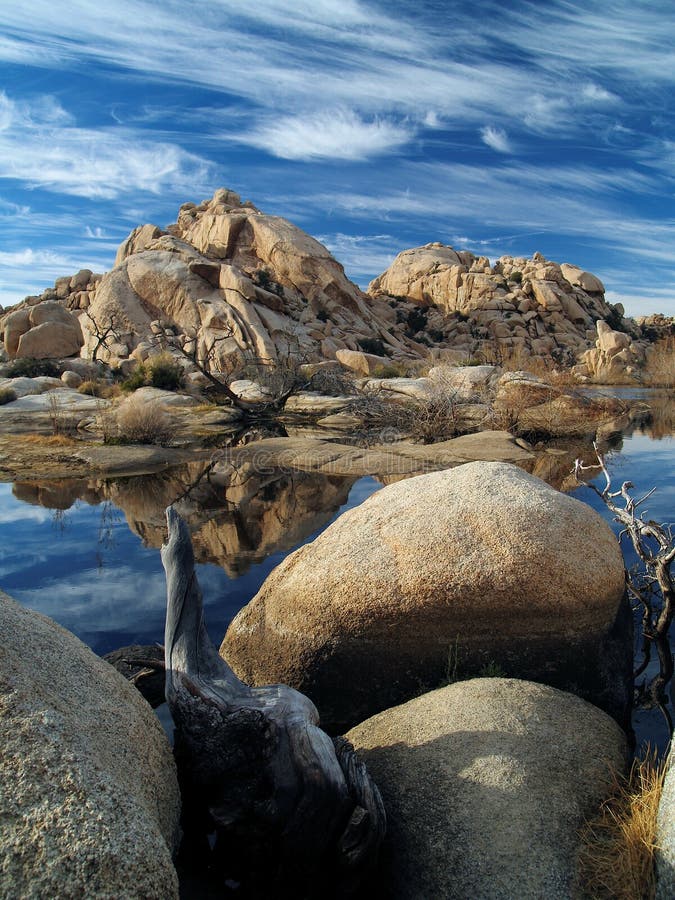 Barker Dam, Joshua Tree National Park Stock Photo - Image of formation ...