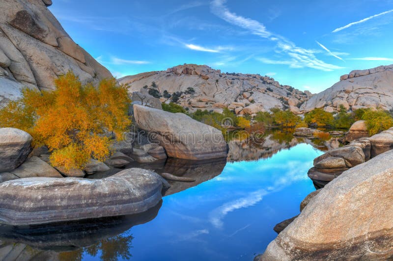 Barker Dam - Joshua Tree National Park Imagen de archivo - Imagen de ...