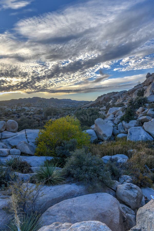 Barker Dam - Joshua Tree National Park Stock Photo - Image of glow ...