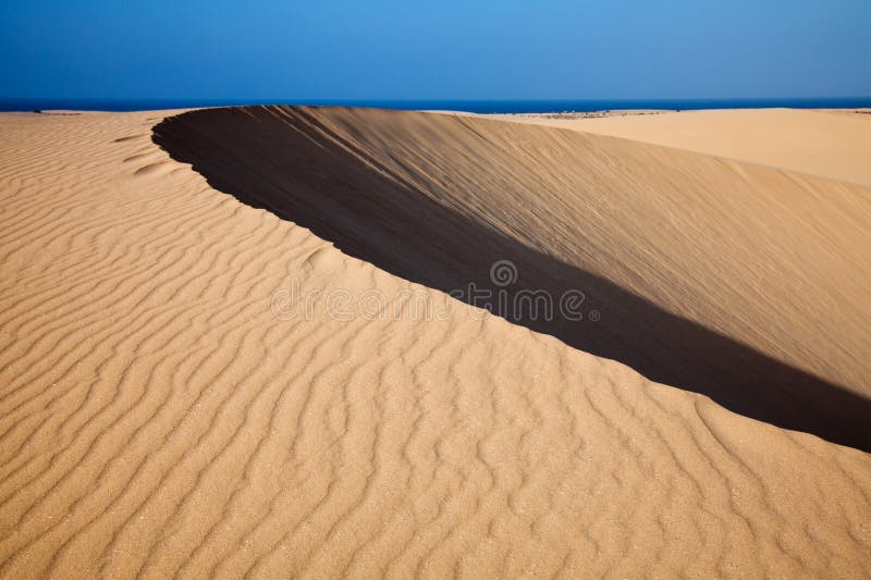 Barkhan Dune, Evening Light Stock Image - Image of desert, arid: 32234771