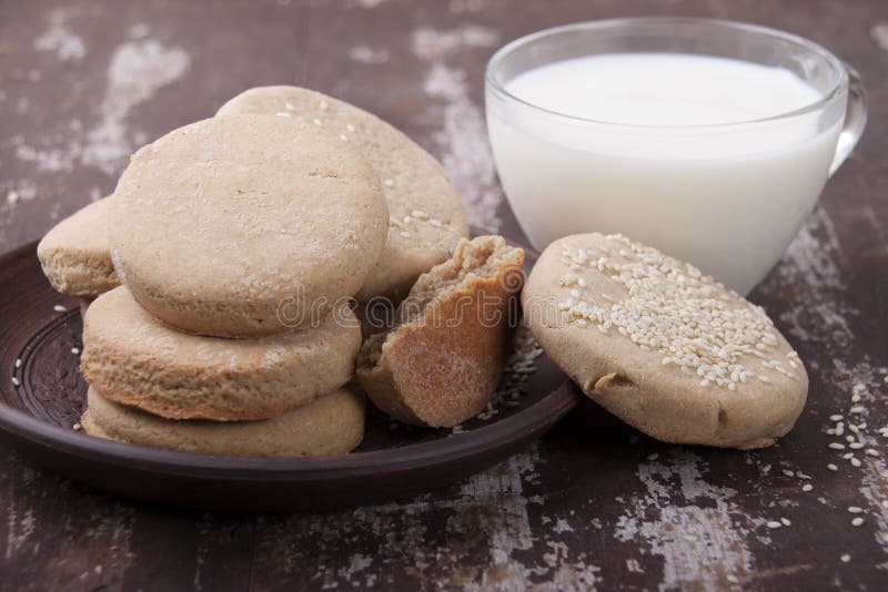 Barley cakes stock image. Image of brown, food, northern - 97299625