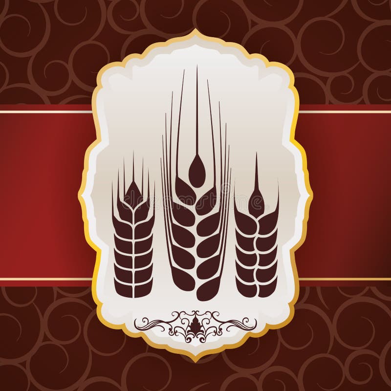 Barley design stock vector. Illustration of cereal, breakfast - 60471723