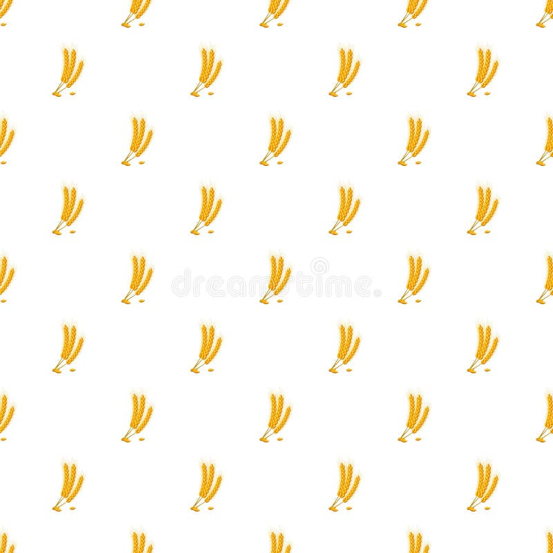 Barley ear pattern stock vector. Illustration of rural - 97635560