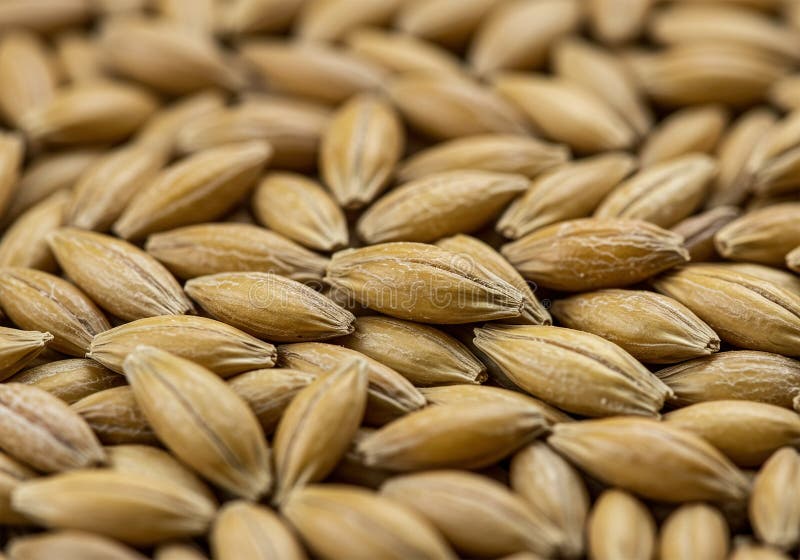 Barley Grains for Background Texture Stock Illustration - Illustration ...