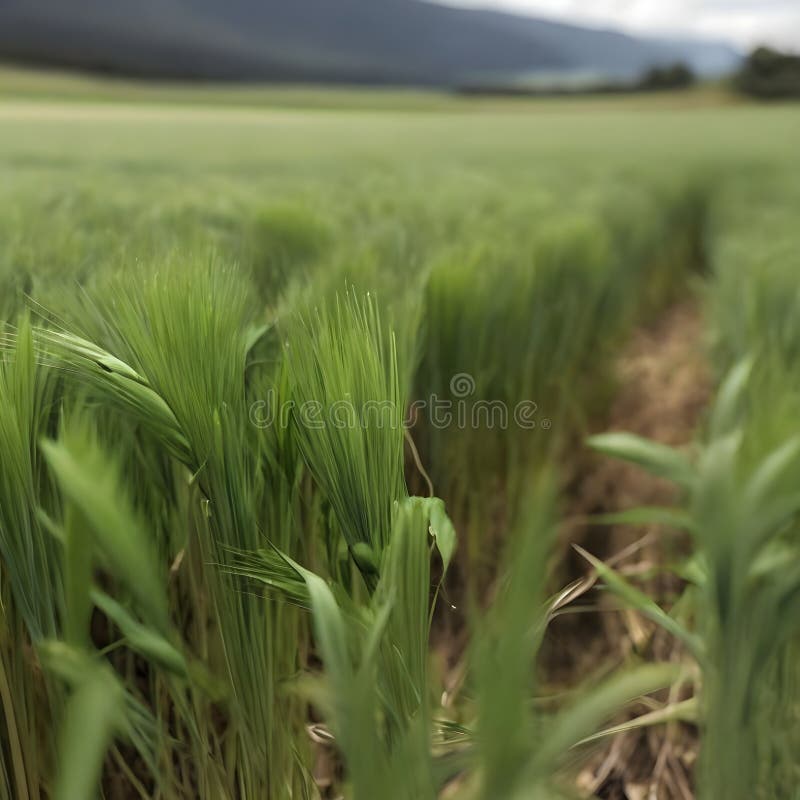 Barley grass stock illustration. Illustration of barley - 303545253
