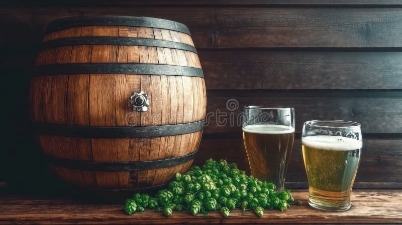 Barley,malt and Beer. Brewing. Stock Photo - Image of fresh, brewery ...