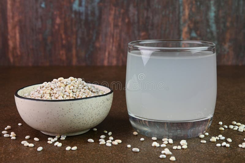 Barley water drink stock image. Image of traditional - 360163729