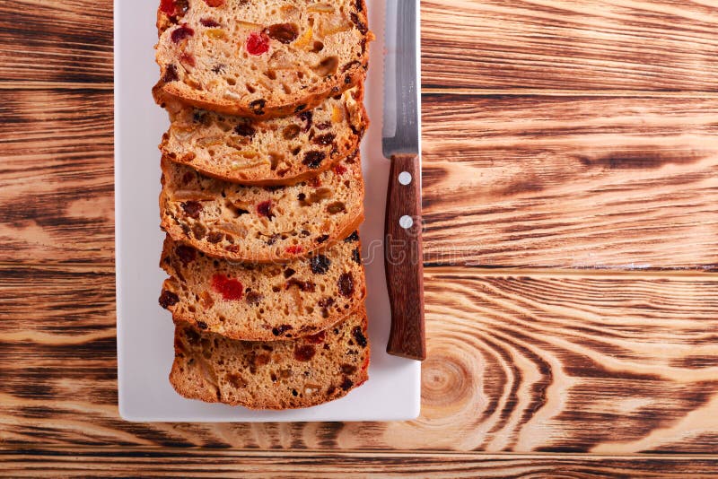 Barm Brack Traditional Irish Fruit Bread Stock Photo - Image of cake ...