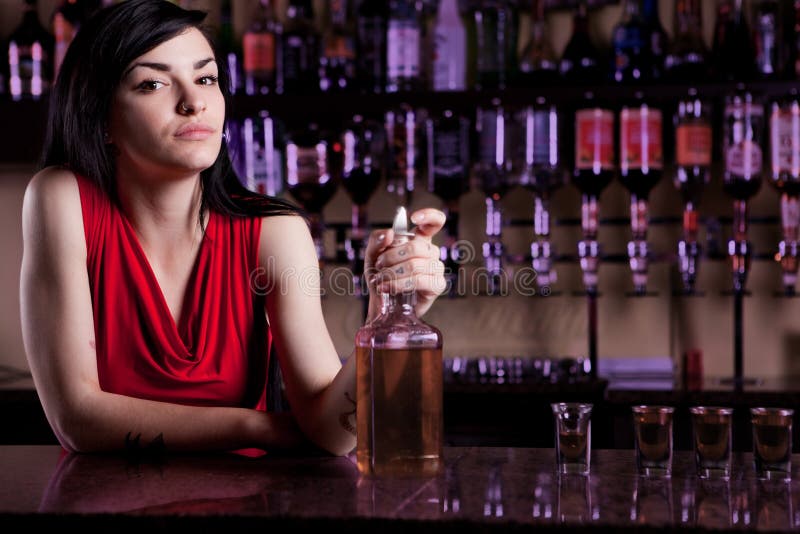 Barmaid stock image. Image of bartender, employee, cute - 22713831