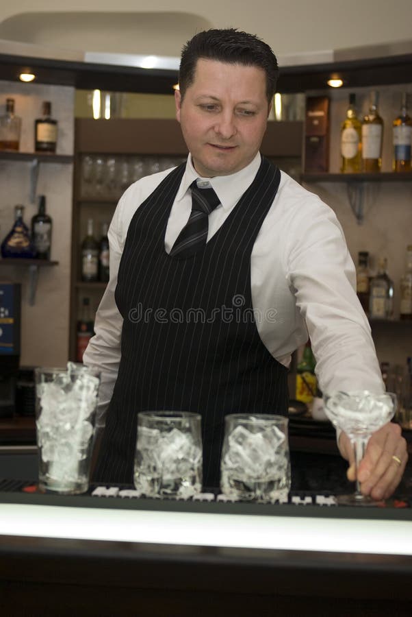 Barman stock photo. Image of indoors, close, liquor, caucasian - 18590146