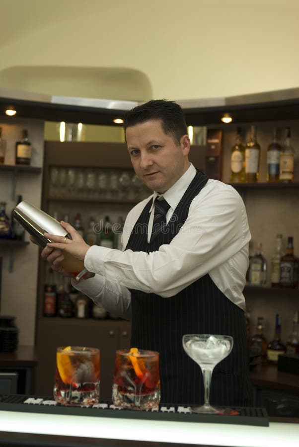 Barman stock photo. Image of caucasian, activity, alcohol - 18590220