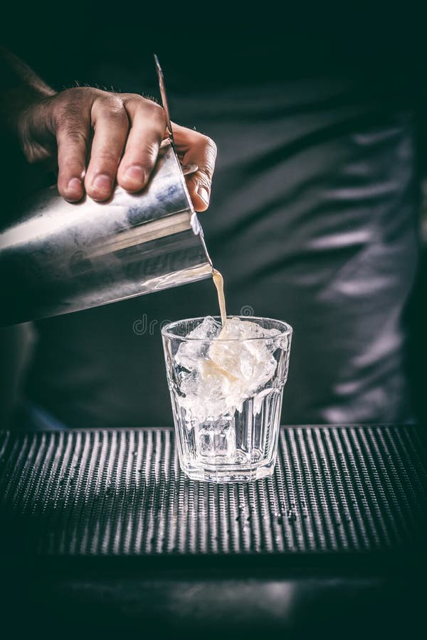 Barman hand with shake stock photo. Image of service - 90784028