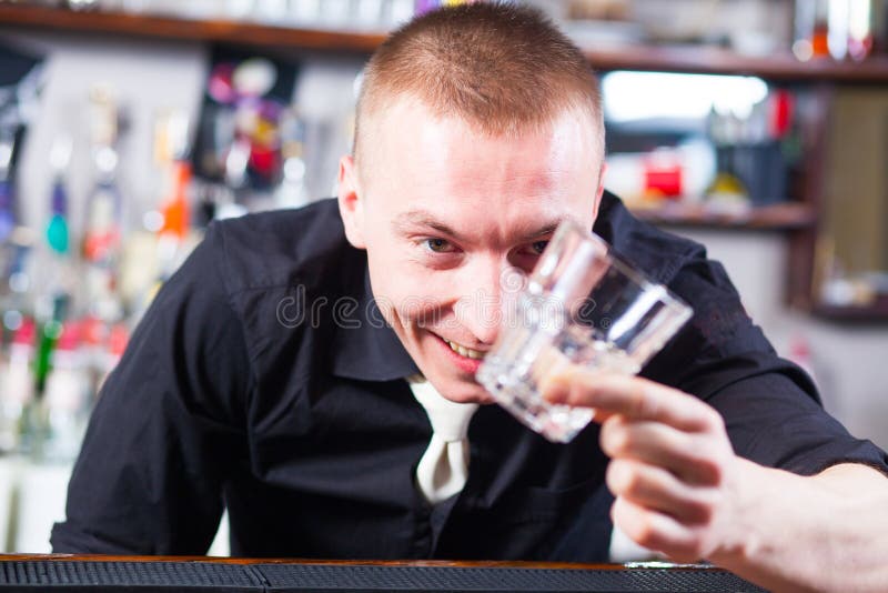 Barman Making Cocktail Drinks Stock Image - Image of happy, food: 29099881