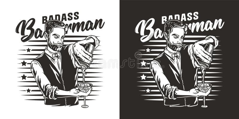 Barkeepr Stock Illustrations – 19 Barkeepr Stock Illustrations, Vectors ...