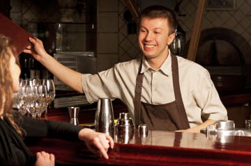 Barman at work stock image. Image of client, person, indoors - 23523391