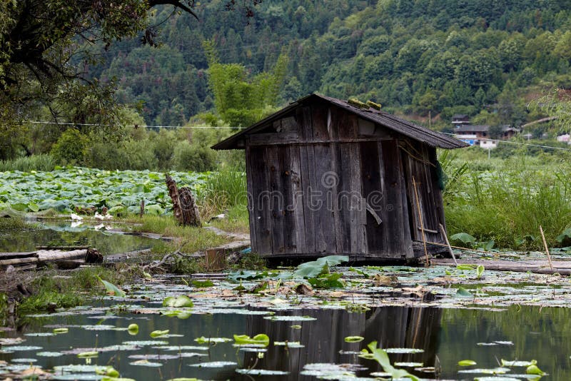 Barn stock image. Image of barn, china, water, asia, tengchong - 20810583