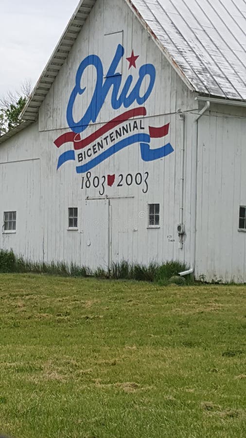 Barn stock photo. Image of farm, front, barn, ohio - 73394378