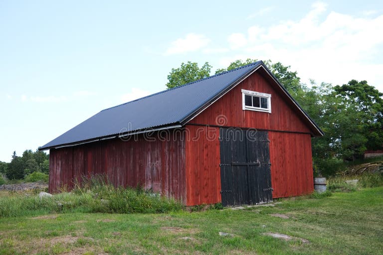 Barn building stock image. Image of finnish, countryside - 367824401