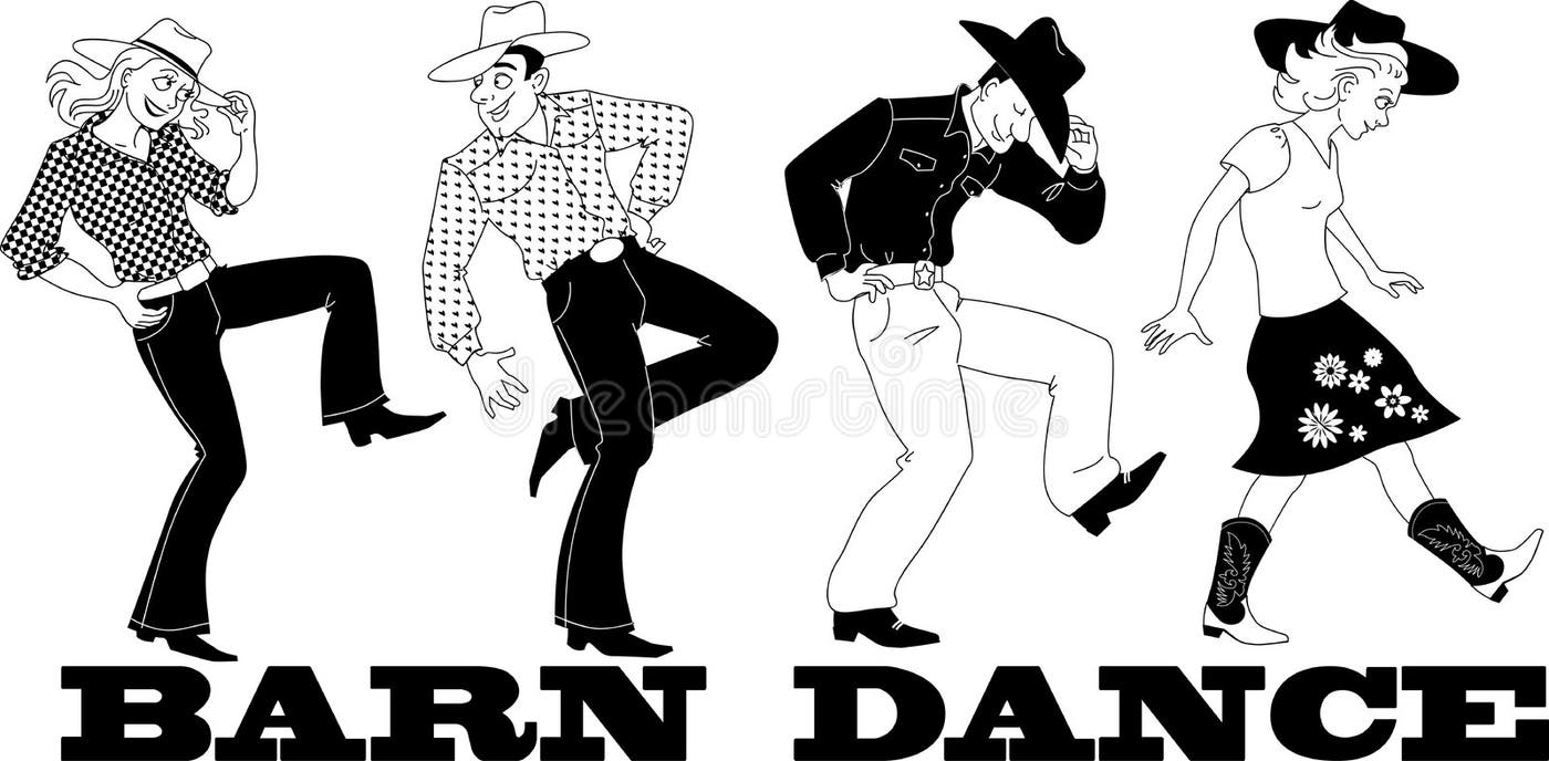 Barn Dance Stock Illustrations – 327 Barn Dance Stock Illustrations ...