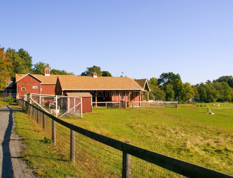 Barn on Farm stock image. Image of farm, hartford, barn - 279443