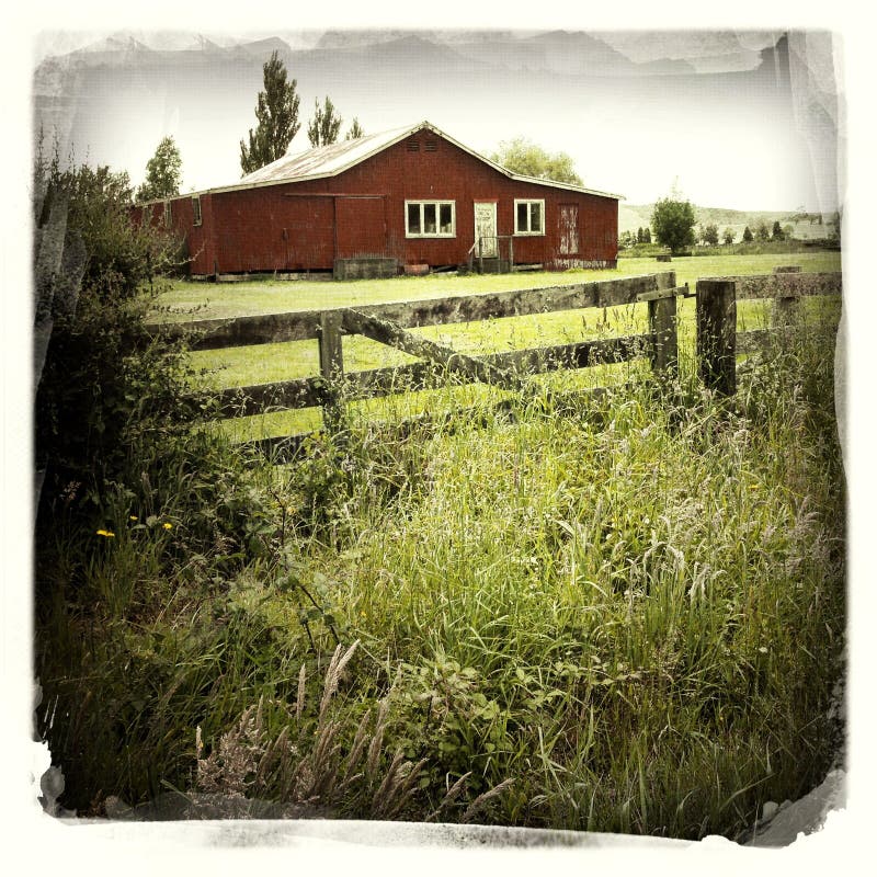 Barn in field stock image. Image of pasture, color, meadow - 28113635