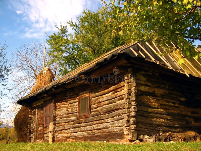 Barn and hay stack stock photo. Image of grass, country - 13525390