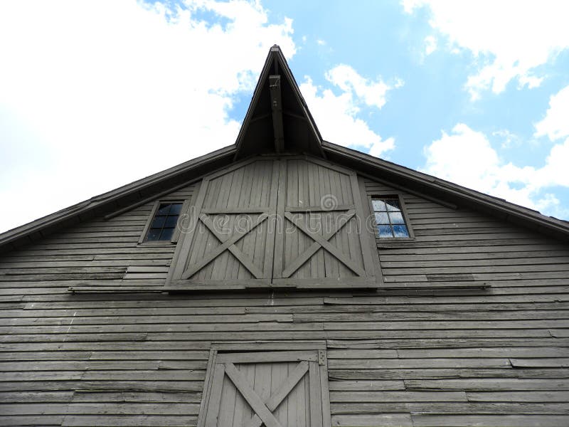 Shaker Discovery Barn HayHood Prow Stock Photo - Image of teaching ...